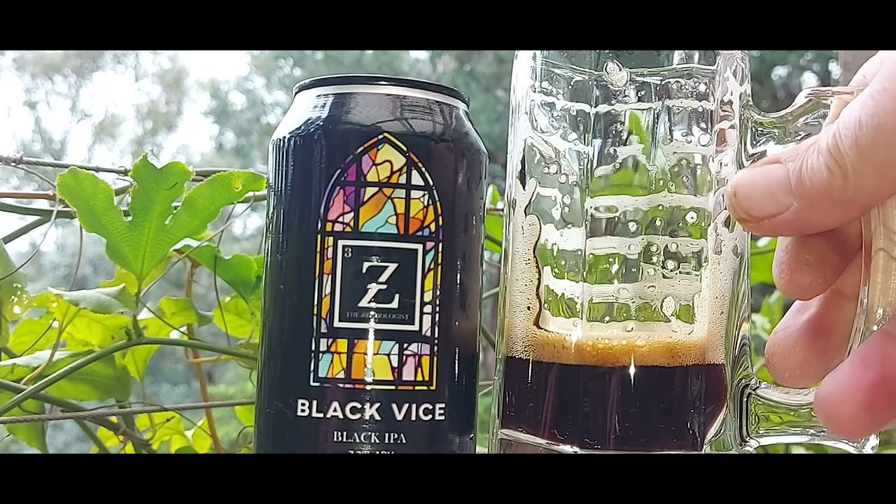 Mythologist Black Vice Black IPA. - YouTube