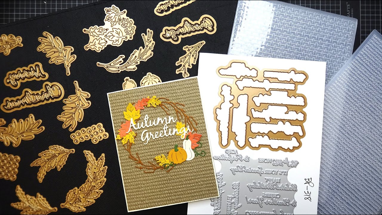 Spellbinders Texture & Foliage Collection by Suzanne Hue Review ...