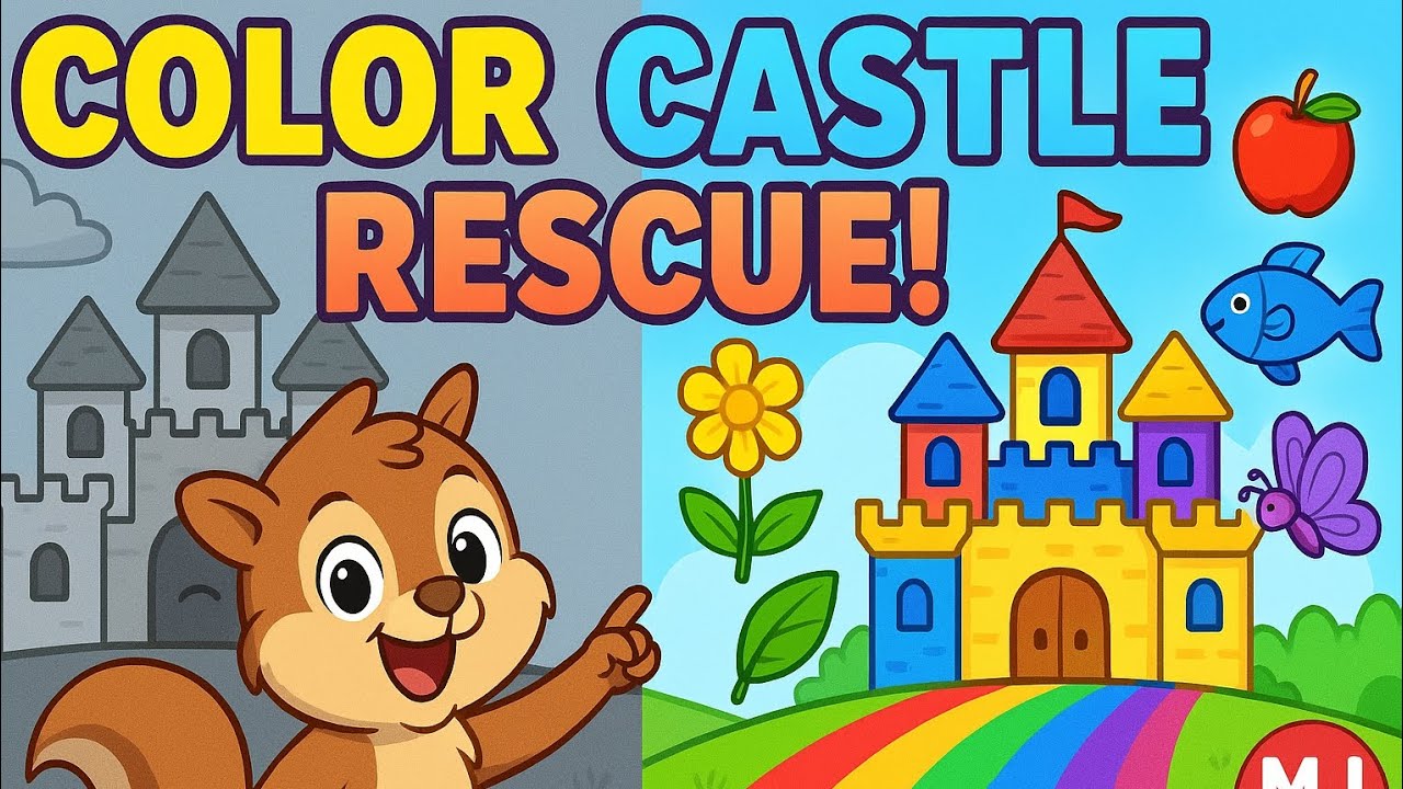 The Color Castle Rescue –Help Find the Missing Colors!MJ Kids Series ...