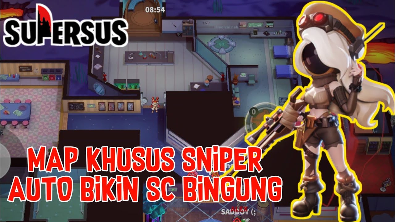 MAP KHUSUS DAN TEMPAT PERSEMBUNYIAN SNIPER‼️- SUPER SUS INDONESIA - YouTube