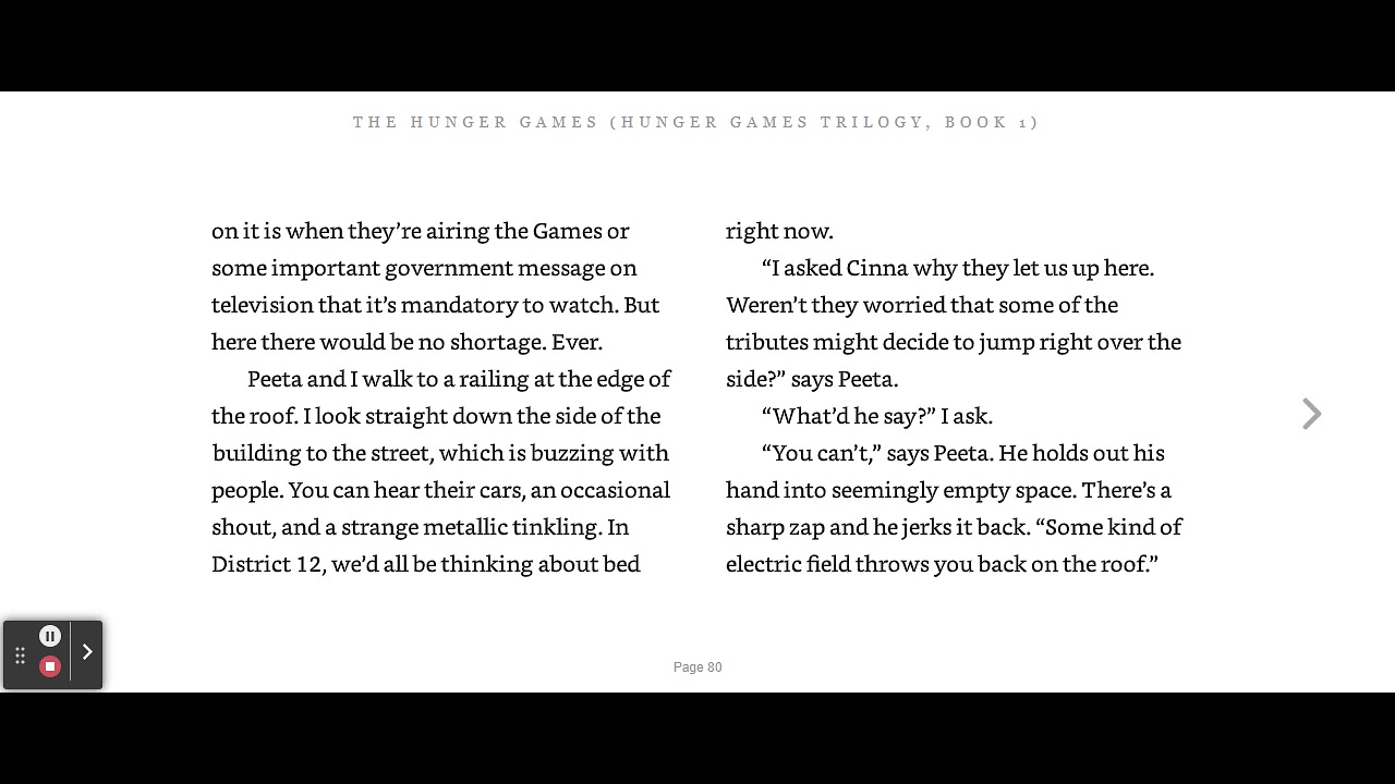 The Hunger Games - Chapter 6 - Part 3 - YouTube