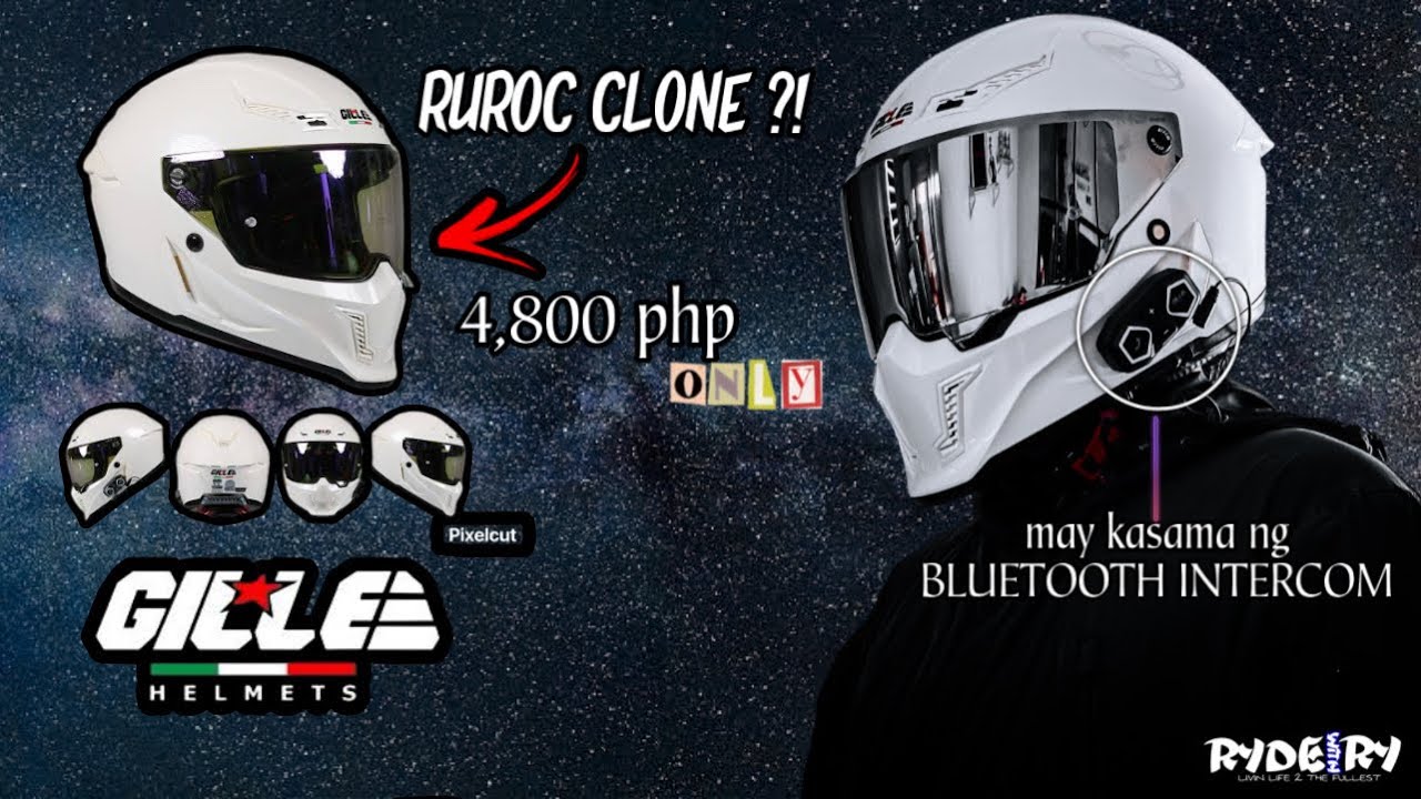 GILLE “ ᴀꜱᴛʀᴀʟ “ HELMET | UNBOX&REVIEW | RYDEwithRY - YouTube