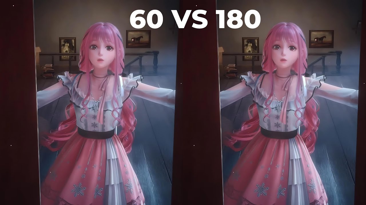 Infinity Nikki Trailer 60 fps vs 180 fps Lossless Scaling in Video in Real Time Extreme Frame ...