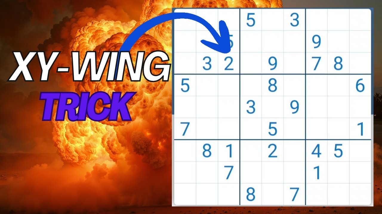 Expert Sudoku Puzzle | XY-Wing Strategy Explained Step by Step - YouTube