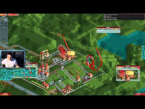 Open RCT2: Shuttle Roller Coaster and Merry-Go-Round Goes on Crack ...