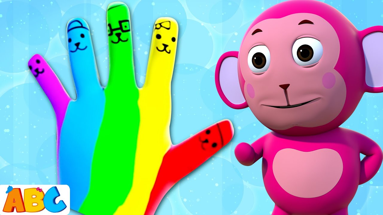 🎨Color Finger Family | Colorful Hand for Babies | Best Kids Songs by ...