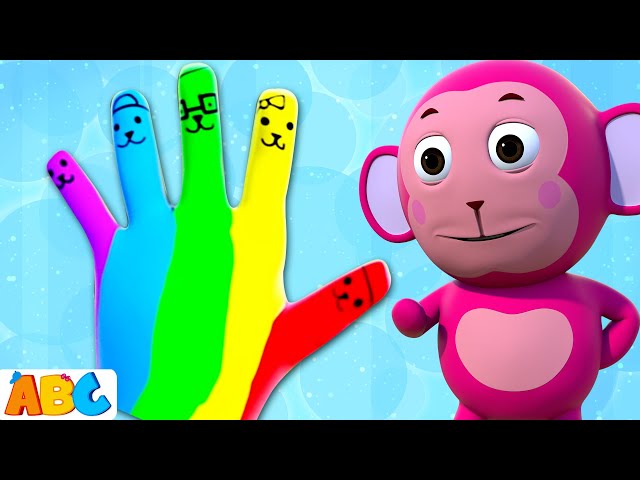 🎨Color Finger Family | Colorful Hand for Babies | Best Kids Songs by ...