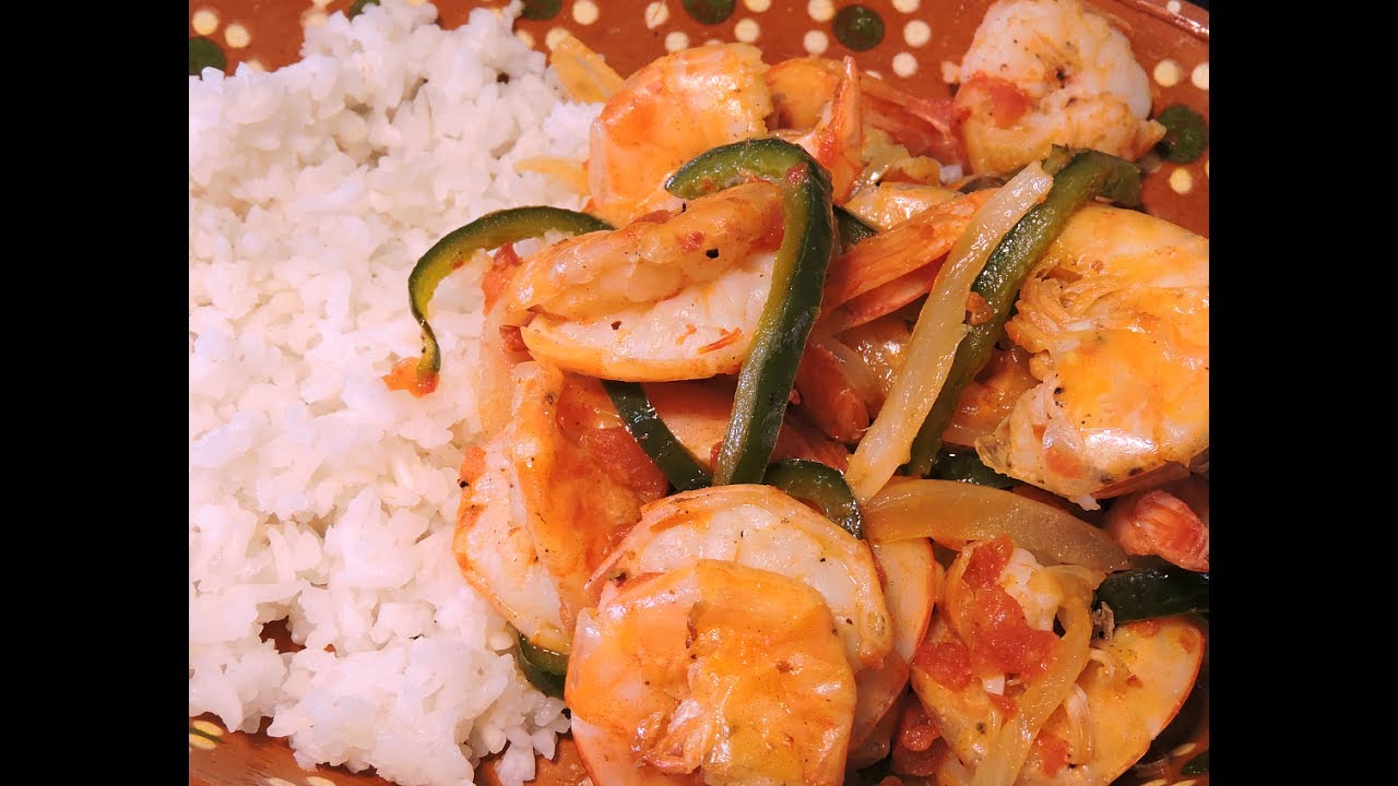 Camarones rancheros.- RecetasdeLuzMa - YouTube