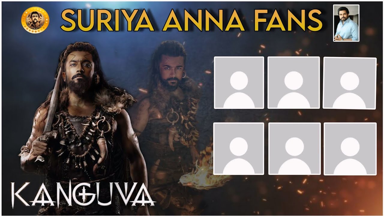 Surya 'Kanguva' Movie Banner Editing | Kanguva Movie Banner Editing ...
