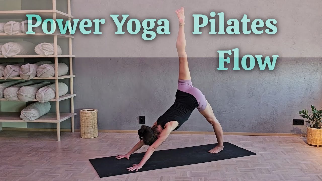 Power Yoga Pilates: Mat Grip Flow for Strong Legs and Core - YouTube