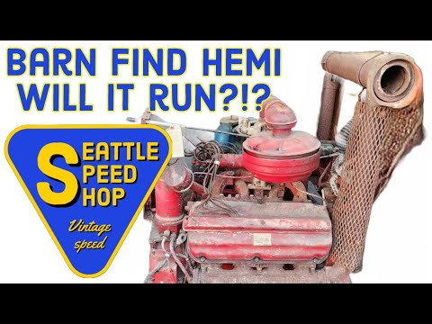 1955 Hemi 331 V8 Barn Find. Will it run? - YouTube