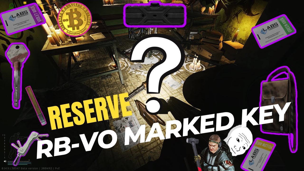 Reserve RB-VO marked key 8 Times - YouTube
