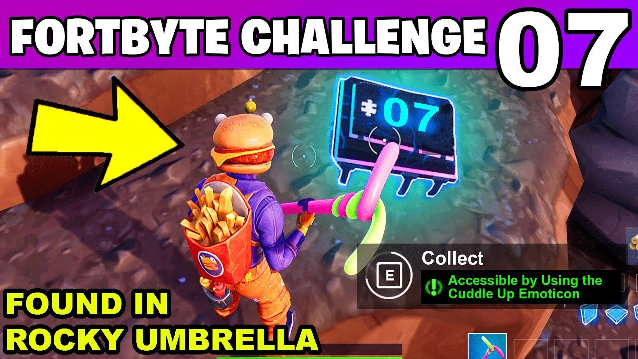 FORTBYTE #7 - Accessible by Using the Cuddle Up Emoticon inside a Rocky ...