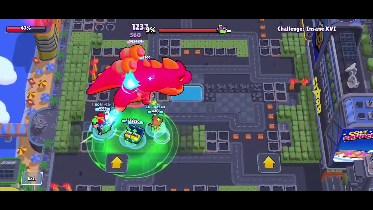 Brawl Stars Super City Rampage Insane 16 Cleared with Nita, Double Pam ...