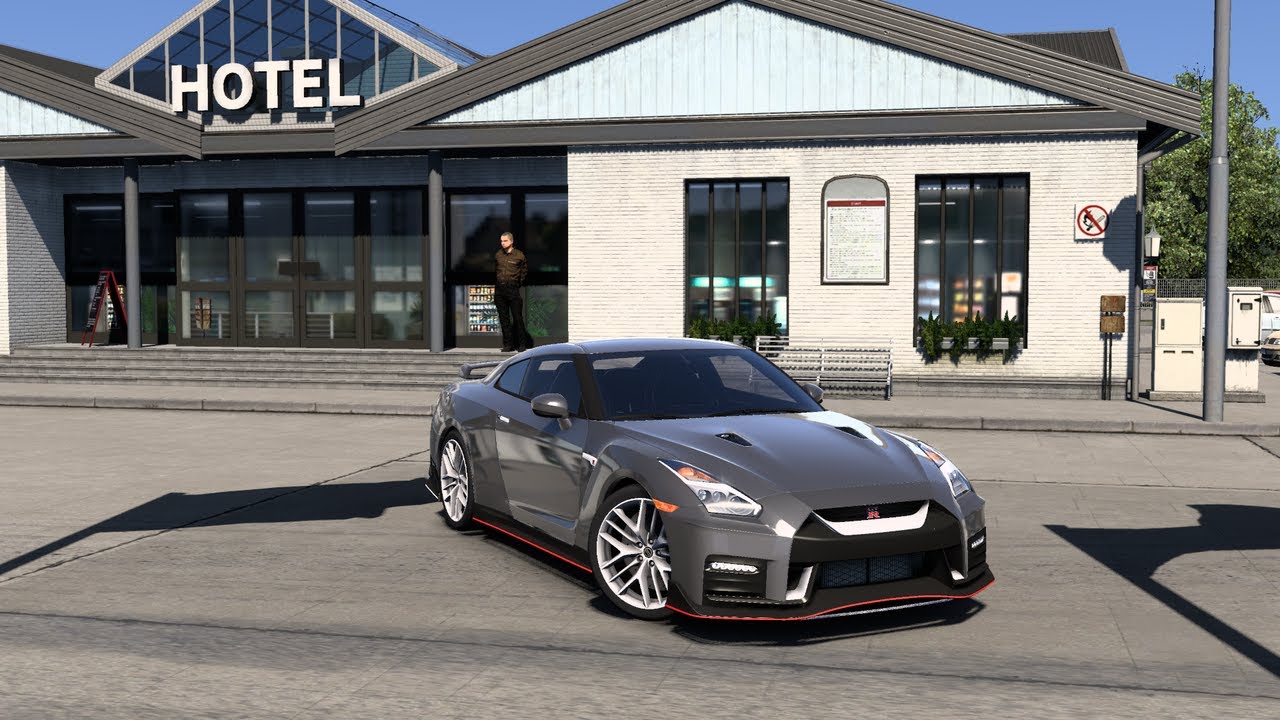 Nissan GTR R35 2017 - Euro Truck Simulator 2 [1.49] - YouTube