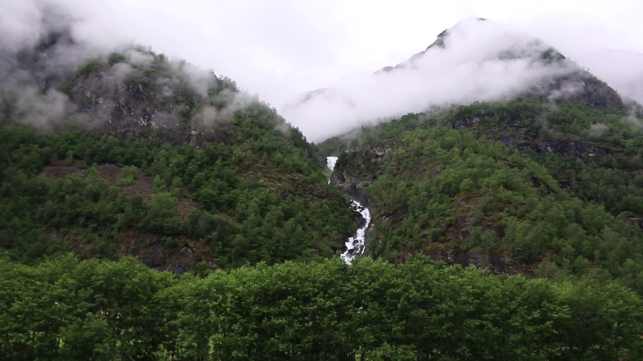 World of Waterfalls: Drivandefossen from the base of the valley - YouTube