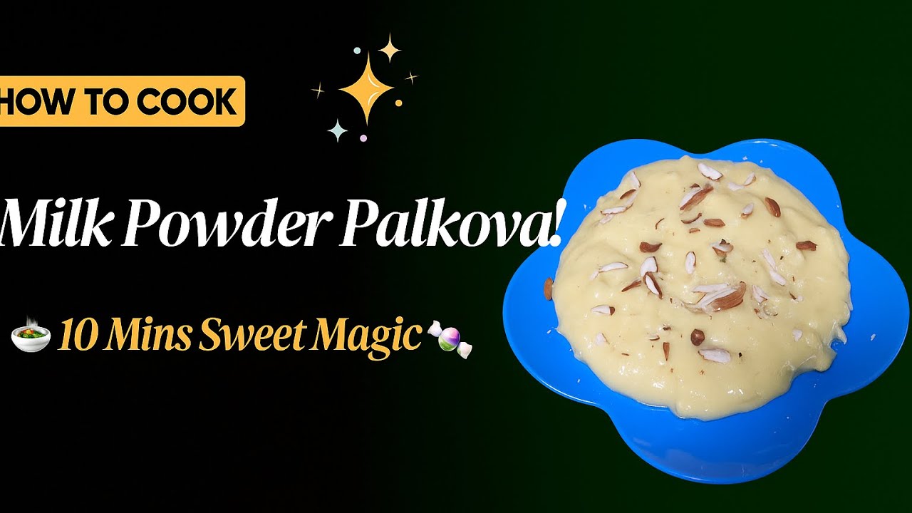 Milk Powder Palkova Recipe | Quick & Easy Sweet | 10-Minute Palkova ...