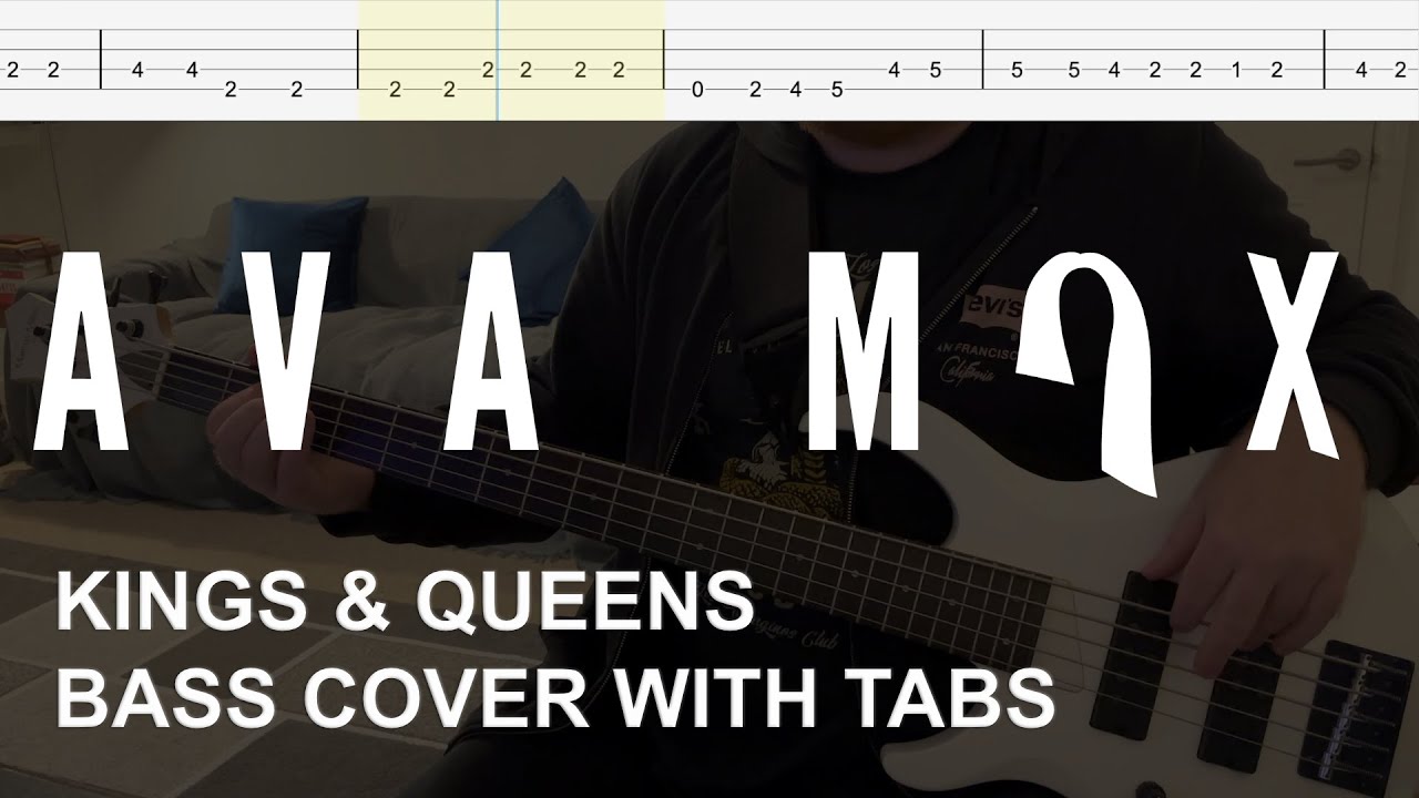 Ava Max - Kings & Queens (Bass Cover with Tabs) - YouTube