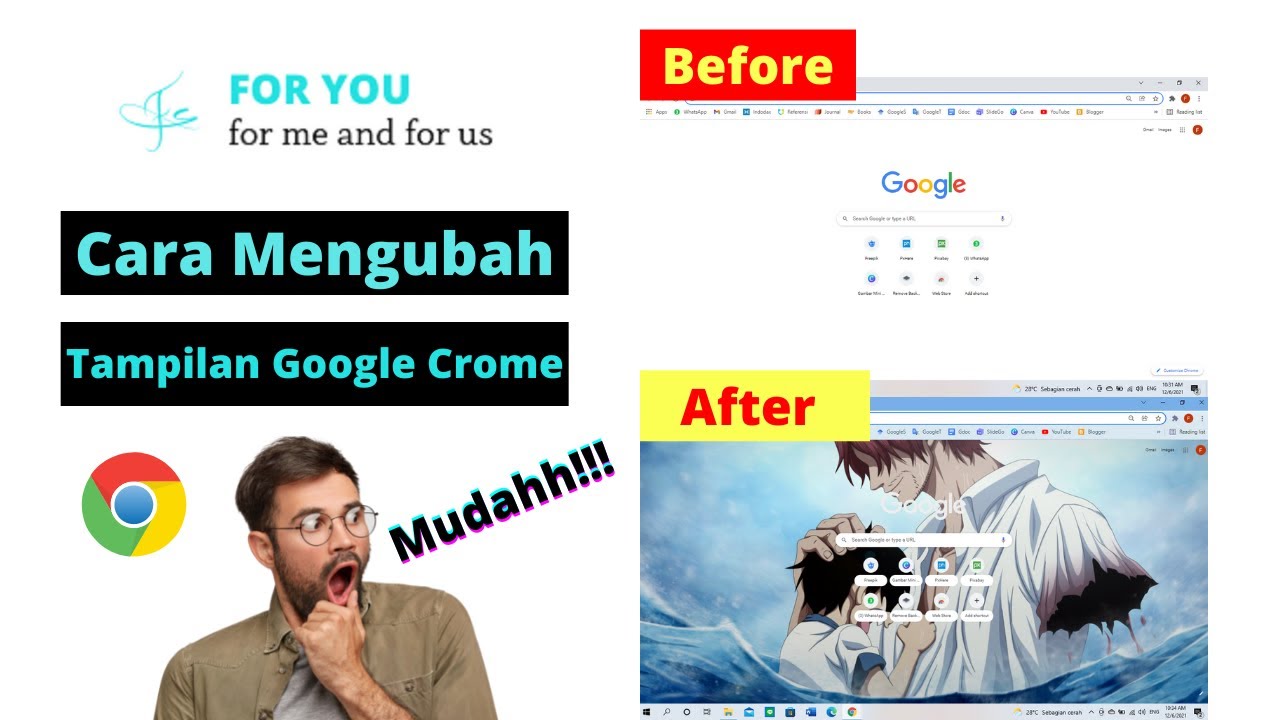 Cara Mengubah Tampilan Google Crome | Themebeta | Mudah!!! - YouTube