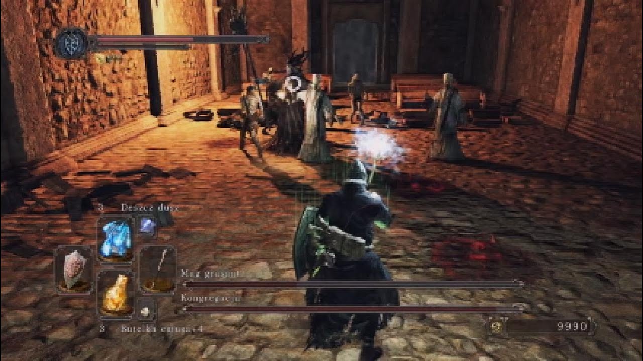 Dark Souls 2 Prowling Magus and Congregation Boos Sorcerer - YouTube