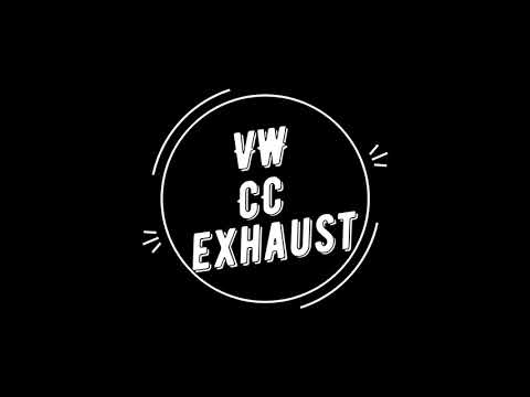 VW CC exhaust. VW CC egzoz su püskürtmesi.