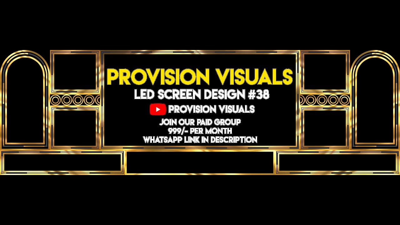 New Led Screen Design 38 / Pro Vision Visuals / 6 Variants - YouTube