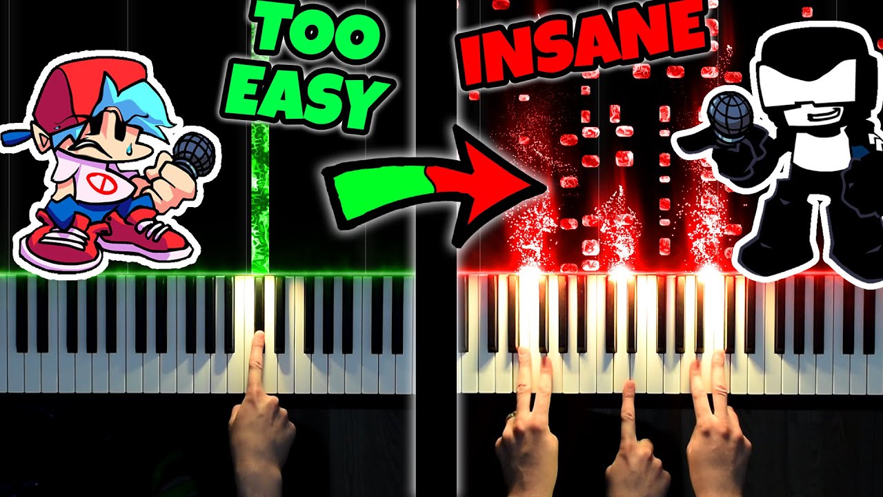 Friday Night Funkin' from TOO EASY to EXPERT - YouTube