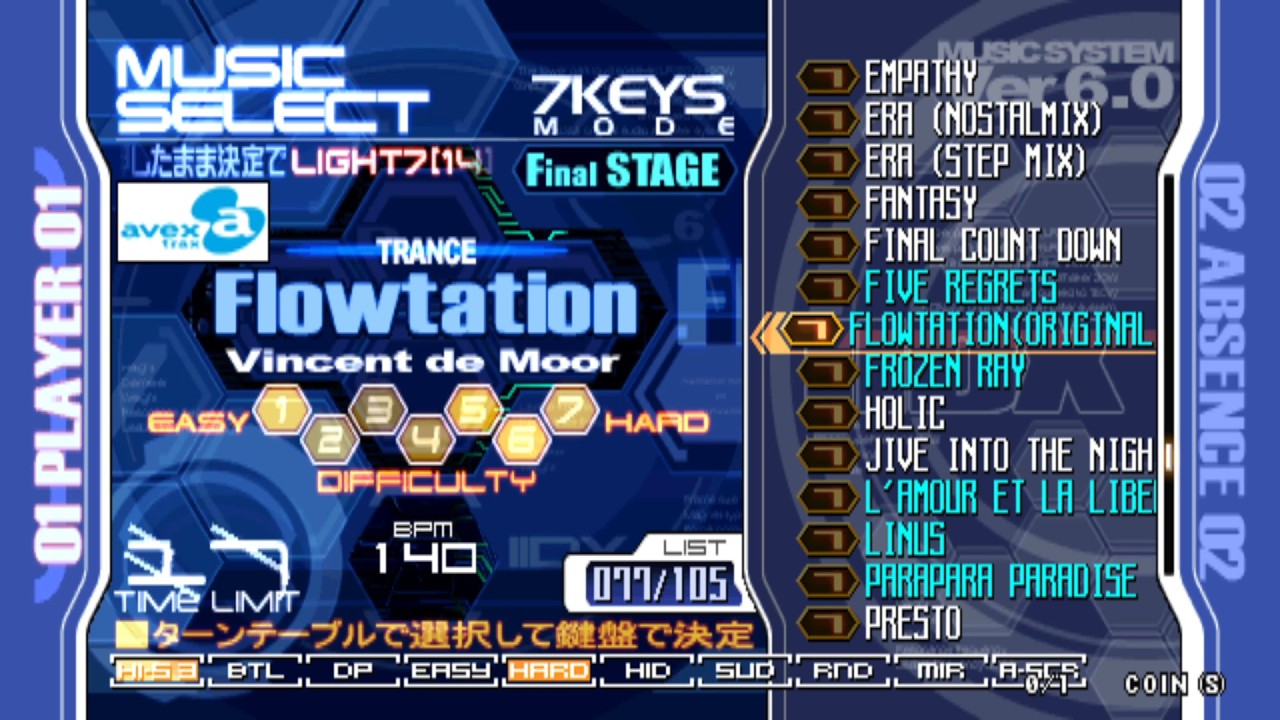 [beatmania IIDX 6th style] Flowtation(Original Mix) - YouTube
