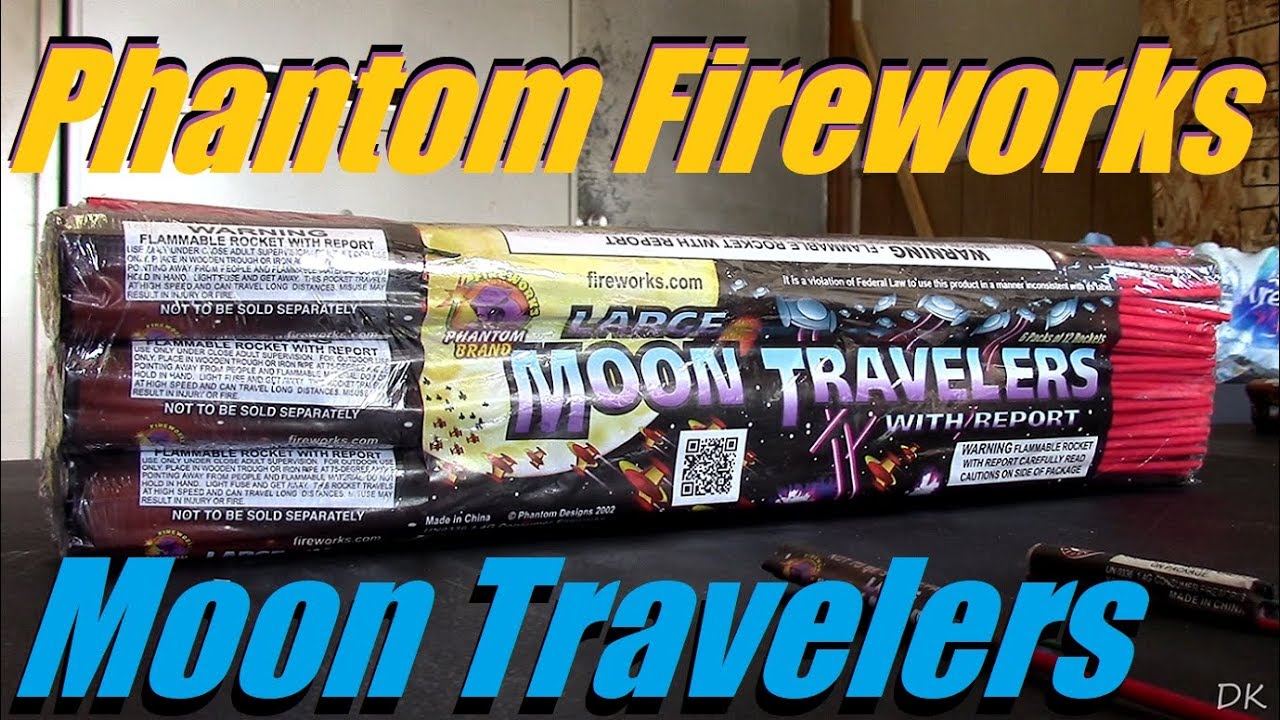 Phantom Fireworks - Large Moon Travelers (2018) - YouTube