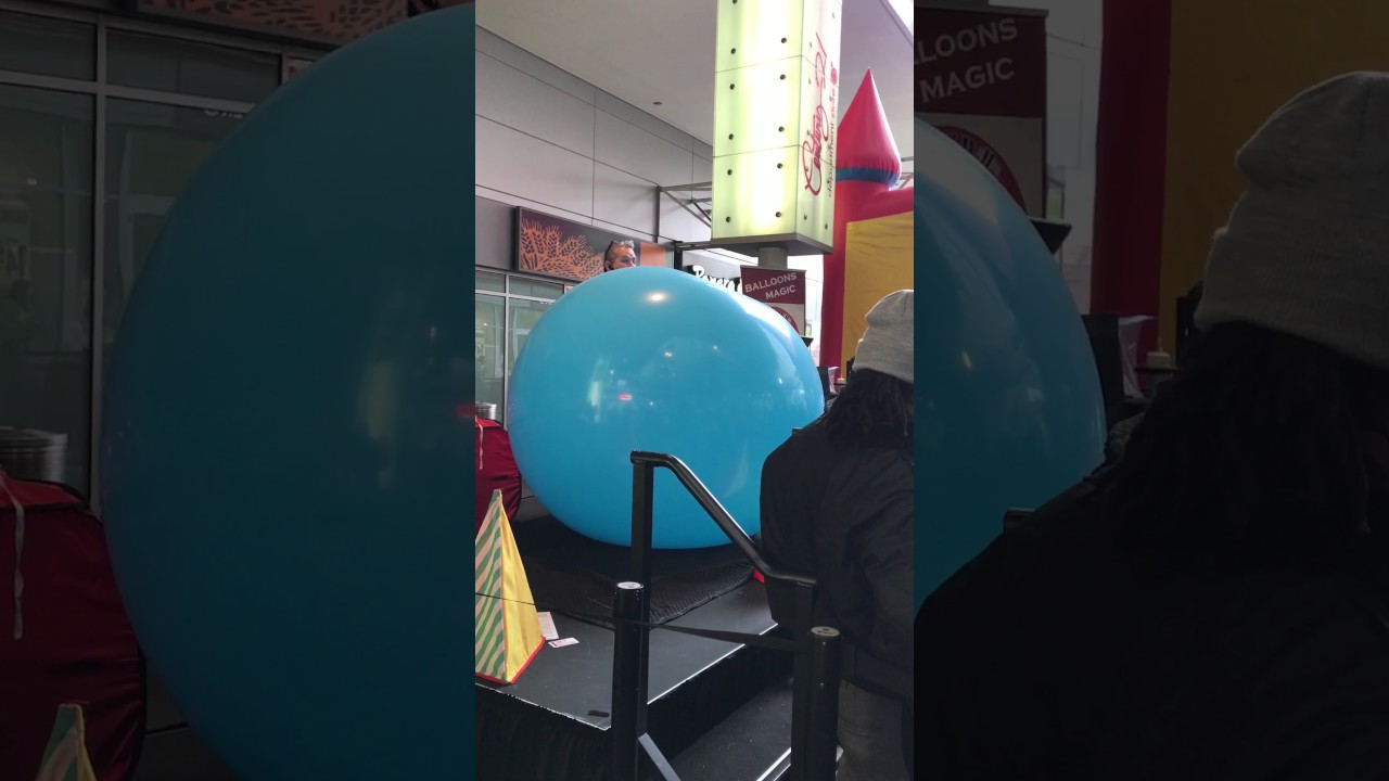 Whoa !Women inside a huge balloon - YouTube