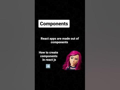 Creating and Nesting components in React js with coding#reactjs#codinginreact #reactcode #react ...