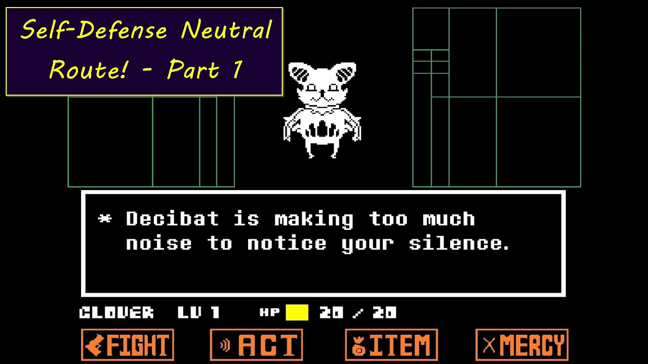 Starting my "Self Defense" Neutral Route! (Part 1) - [UTY] - YouTube