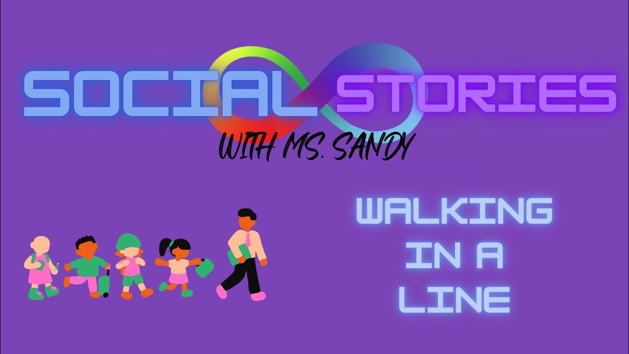 Walking in a Line Social Story - YouTube
