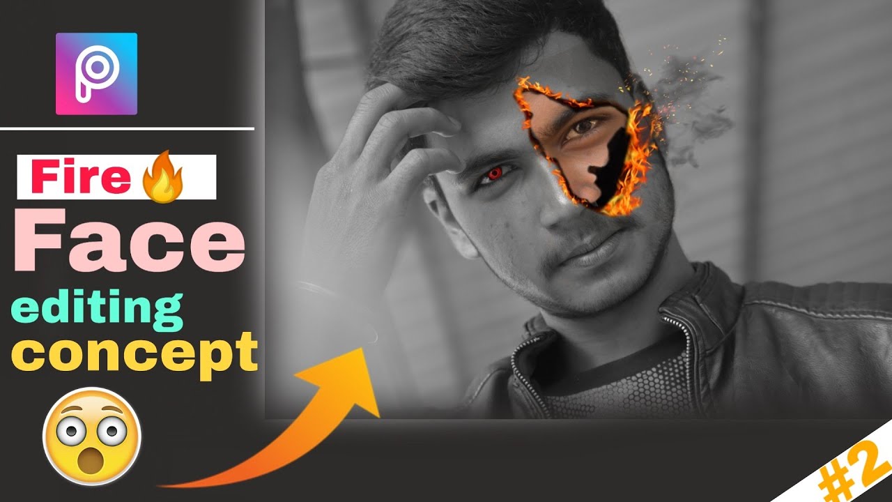 Picsart fire face editing concept / easy editing in mobile/picsart - by ...
