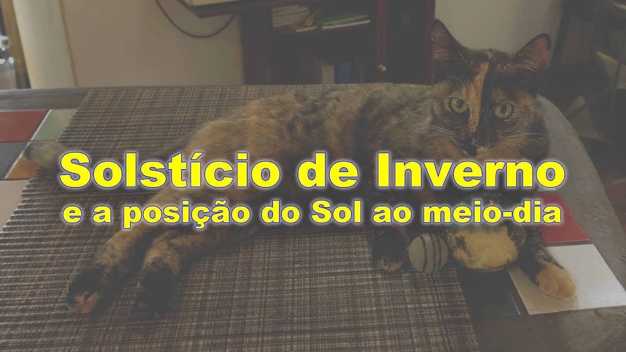 Solstício de Inverno e a posição do Sol ao meio-dia no dia mais curto ...