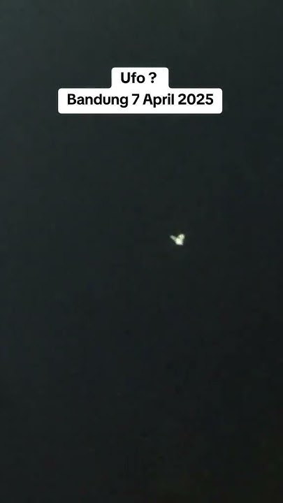 ufo di bandung? #viralvideo - YouTube