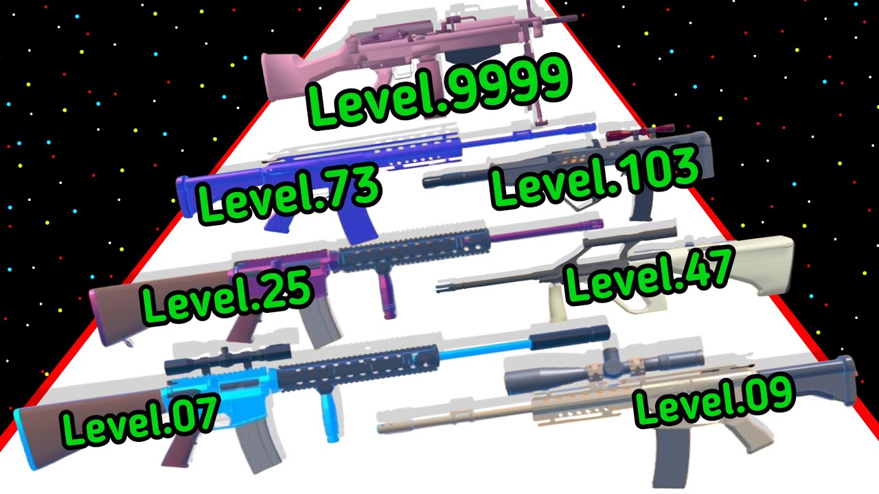 (2024) Gun Evolution Level_Up Gun And Run All Level 3D Gameplay New ...