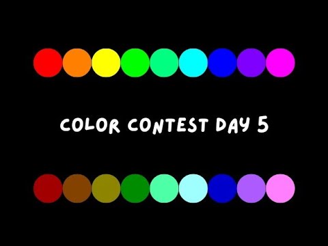Color Contest Day 5 - YouTube