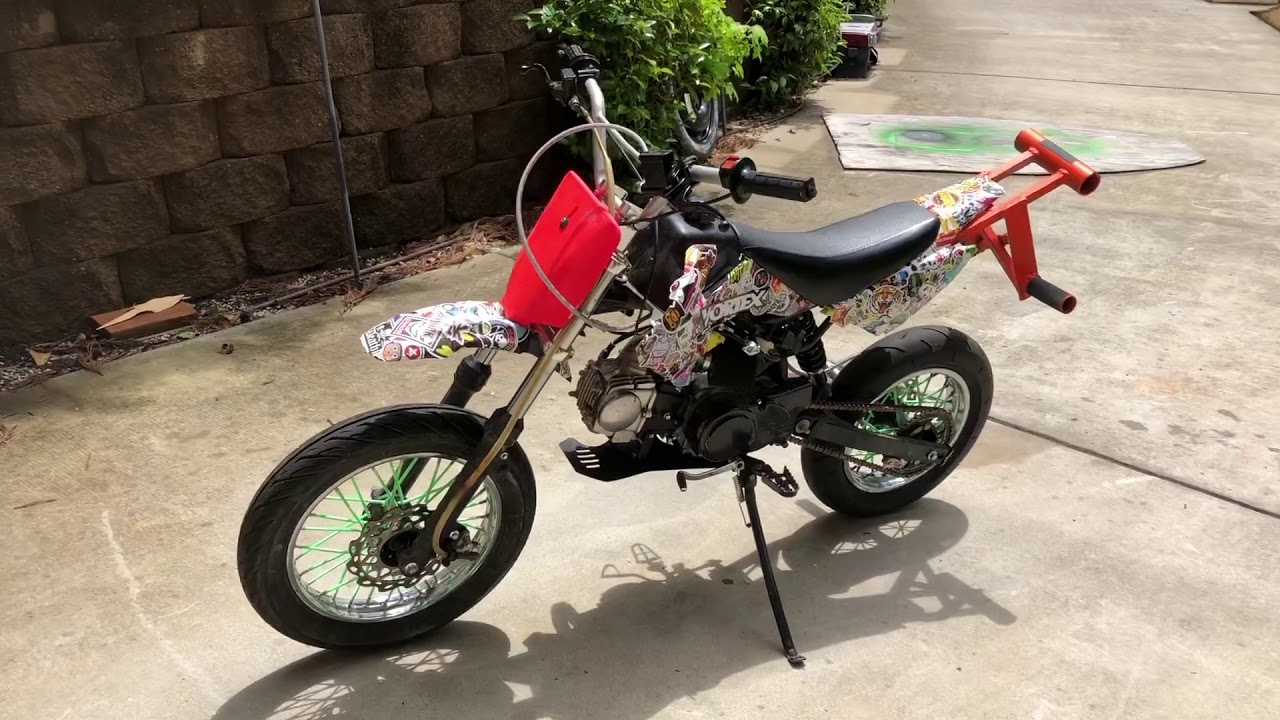 Mini supermoto walk around - YouTube