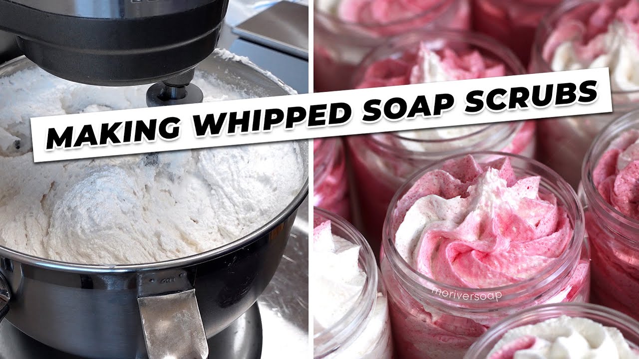 Making Whipped Soap Scrubs | MO River Soap - YouTube