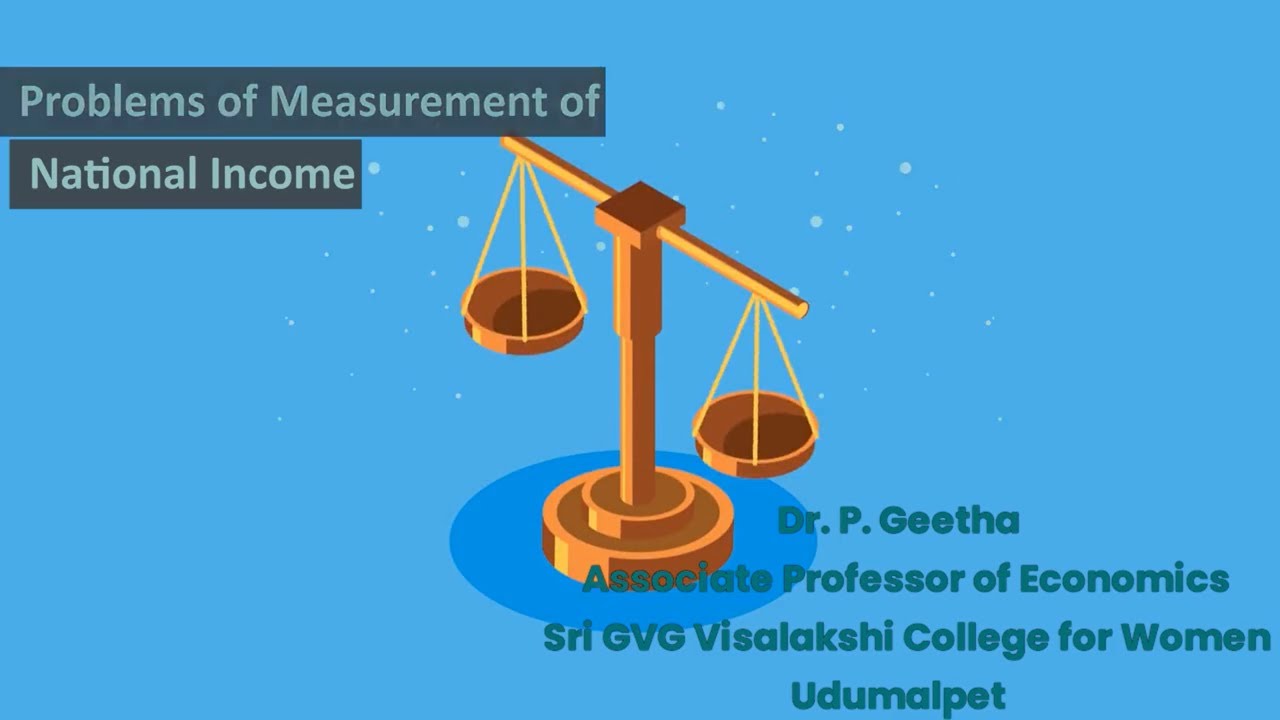 Problems in Measurement of National Income - YouTube