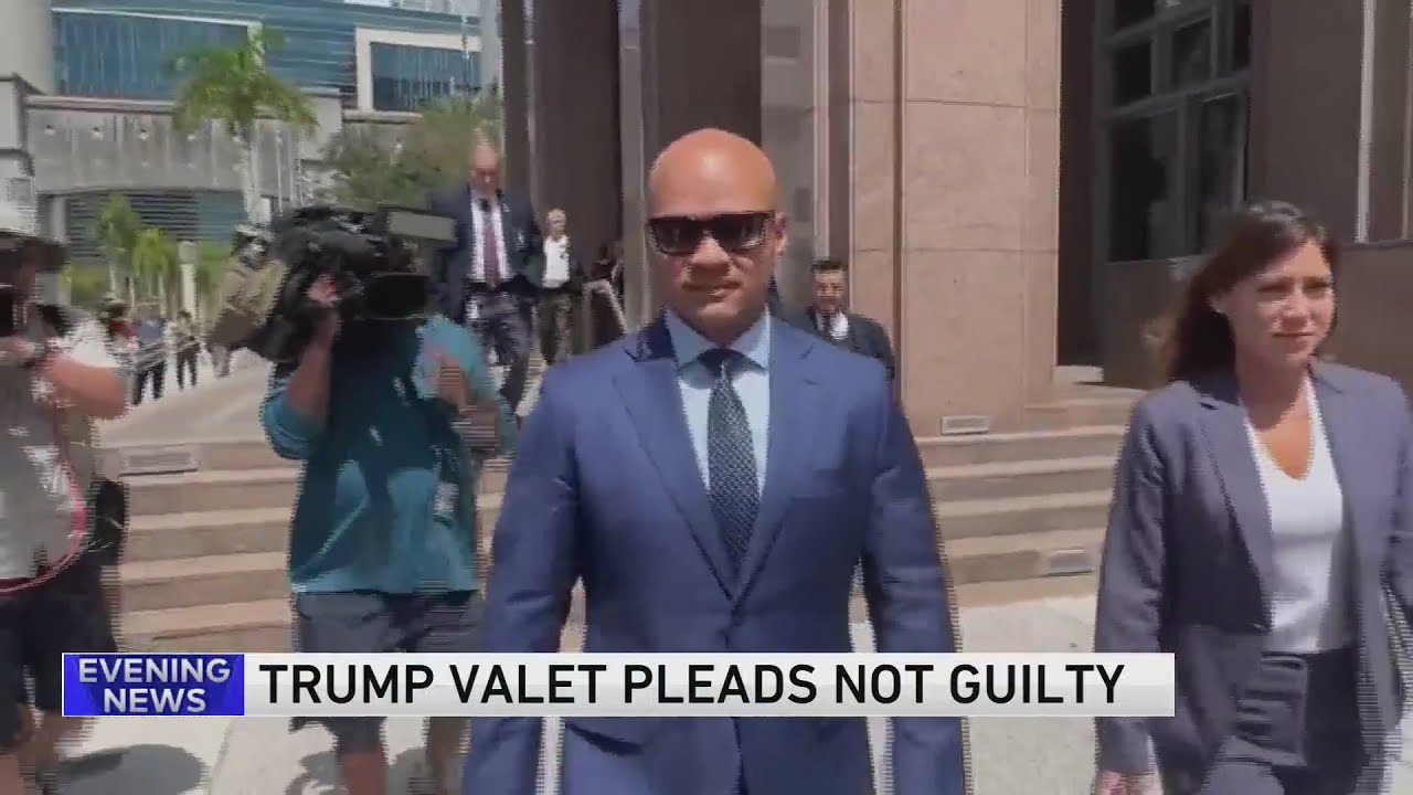 Trump valet Walt Nauta pleads not guilty in classified documents case ...