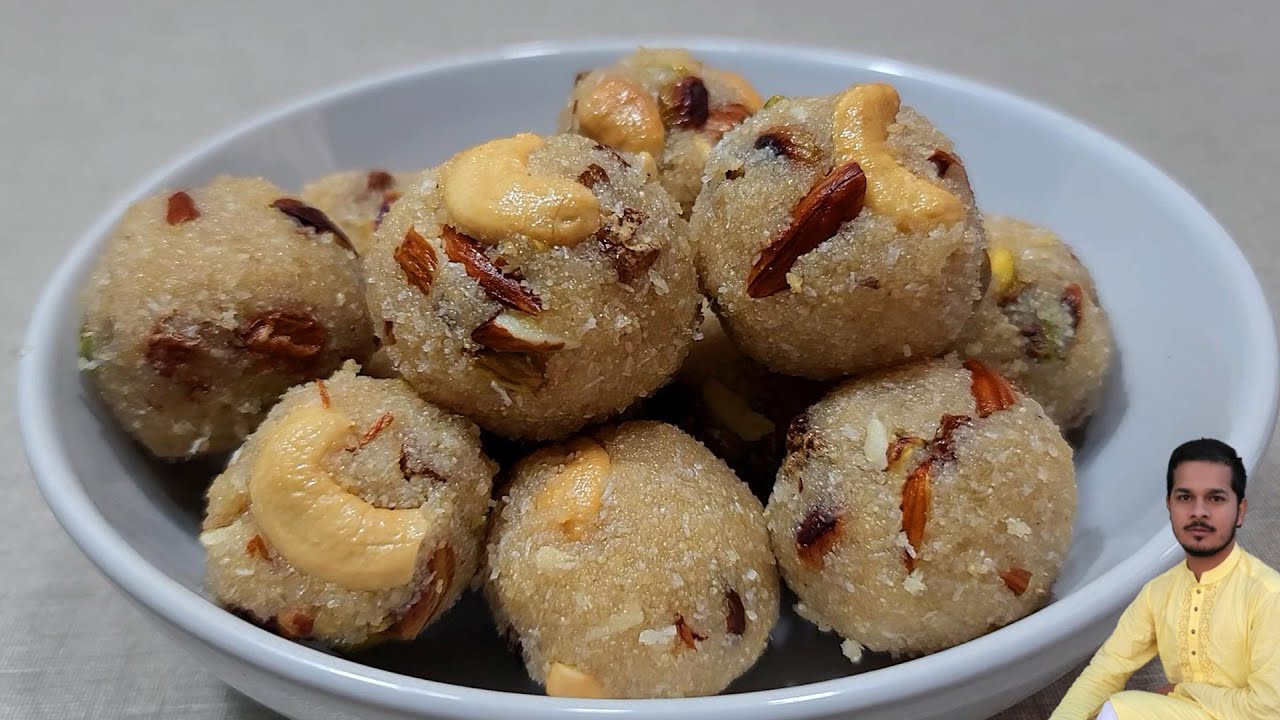 Rava Ladu Recipe | Rava Laddu Recipe | Suji Ladoo Recipe | Suji ke ...