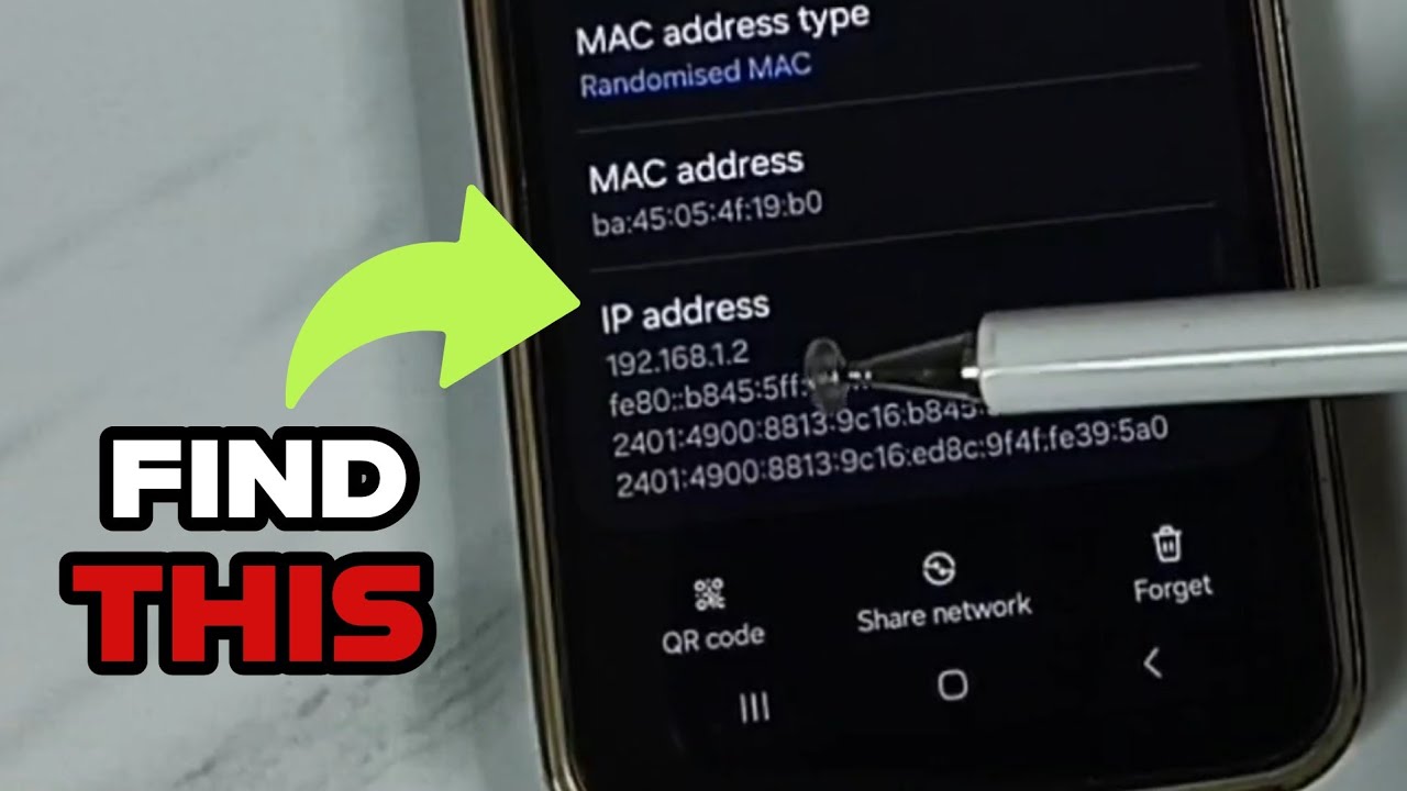 How to Find IP Address and MAC Address on Samsung Galaxy A16 5G - YouTube
