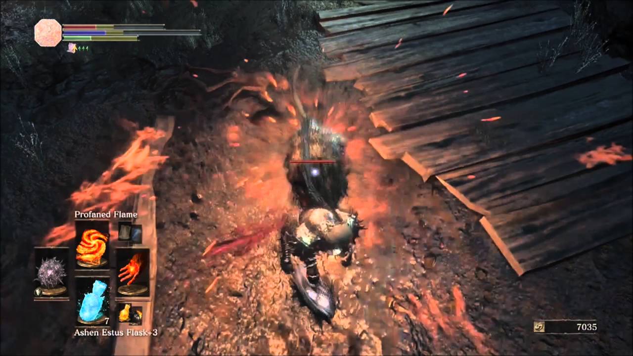 Dark Souls 3 Use Profaned Flame Pyromancy Spell - YouTube