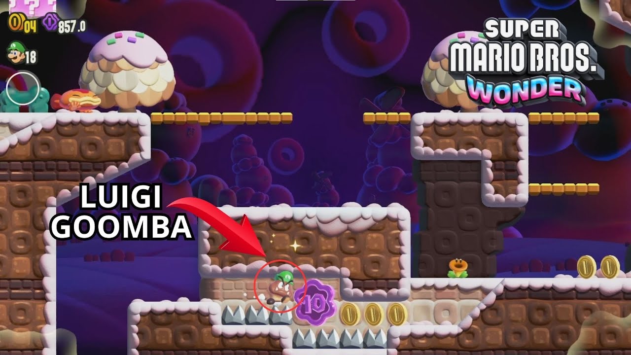 ¡MARIO Y LUIGI SE CONVIERTEN EN GOOMBA! - ¡SUPER MARIO BROS WONDER ...