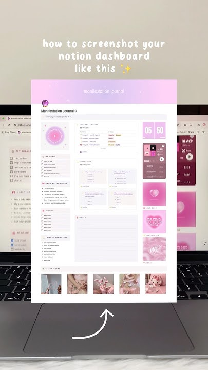 How to Screenshot Your Notion Dashboard | Chrome Extension - YouTube