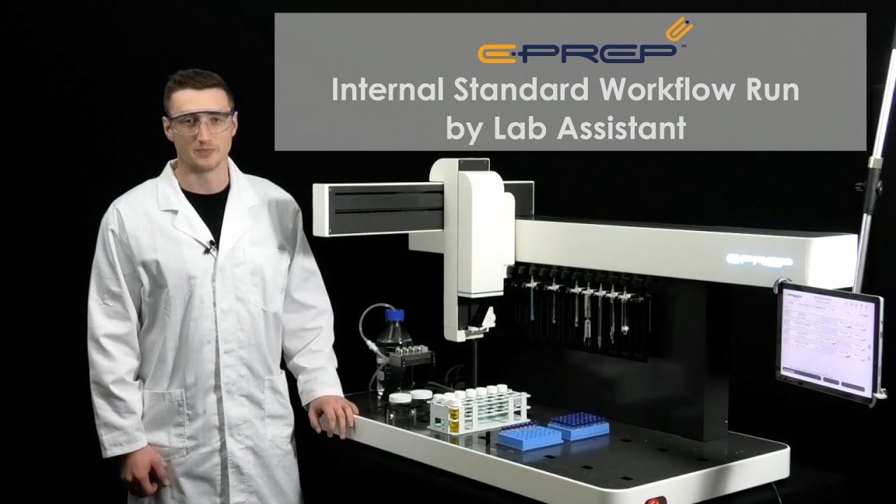 Standards Prep: Lab Technician Running an Internal Standards Workflow ...