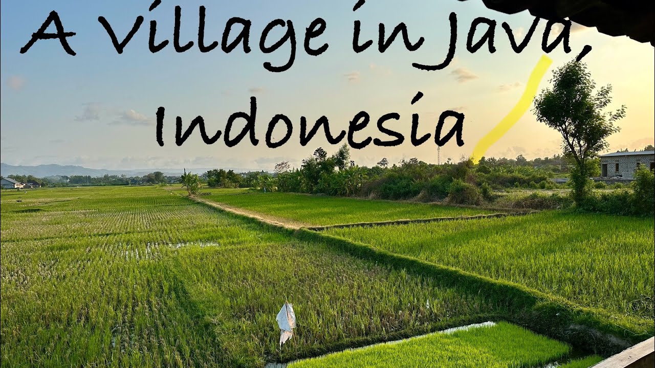 A village in Java, Indonesia - YouTube