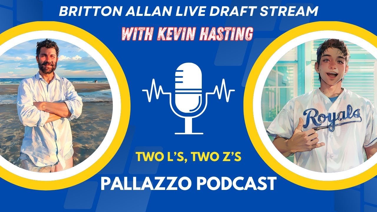 LIVE AUCTION DRAFT w/BRITTON ALLAN & KEVIN HASTING | #fantasybaseball #pallazzopodcast - YouTube
